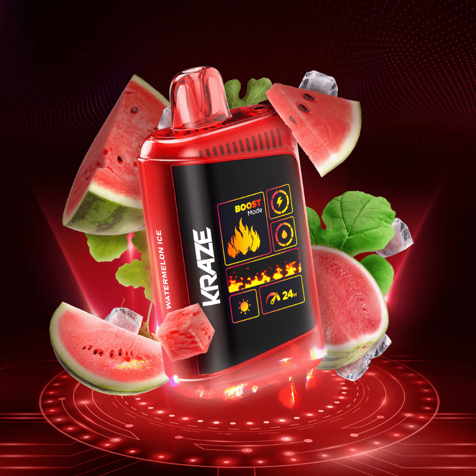 Kraze HD Mega 20k Disposable Vape - Watermelon Ice Steinbach Vape ...